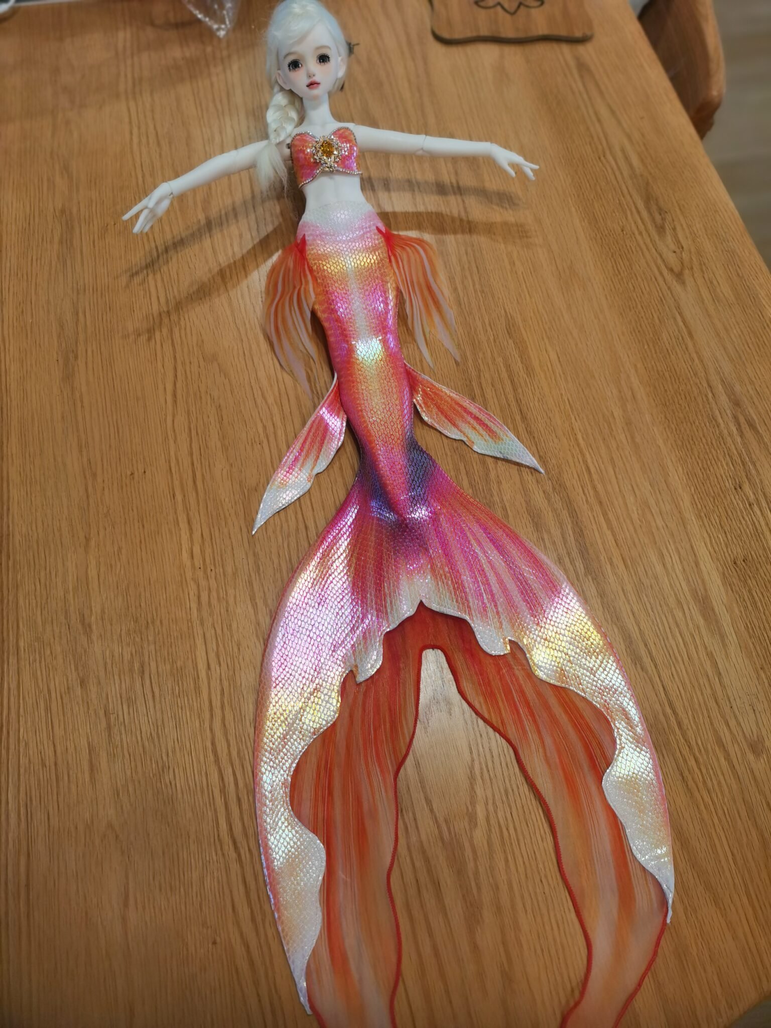 Sea god rafayel mermaid tail cosplay costume, rafayel cosplay outfit ...